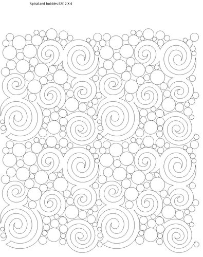 Shop | Category: Bubbles/Circles/Pearls/Pebbling | Product: Spirals and bubbles E2E 2