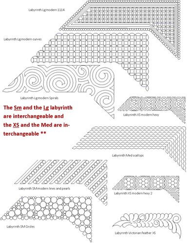 Shop | Category: Labyrinth patterns | Product: Lg Modern Labyrinth ...