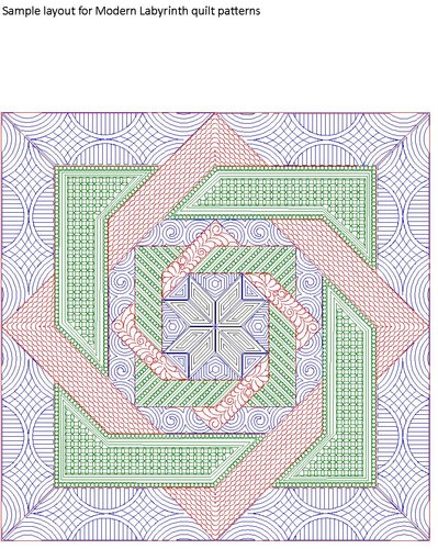 Shop | Category: Labyrinth patterns | Product: Lg Modern Labyrinth ...