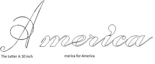 Shop | Category: lettering / words / phrases | Product: America Set