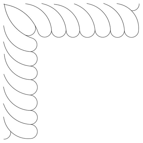 Shop | Category: Corners | Product: Celebration feathers corner