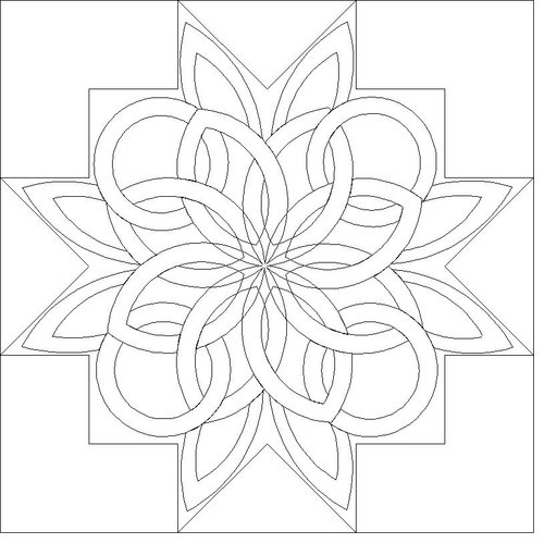 Shop | Category: Celtic / Irish | Product: Celtic 8 Pointed Star 12 in