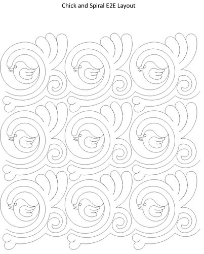 Shop | Category: 8 inch and Under | Product: Chick and Spiral E2E