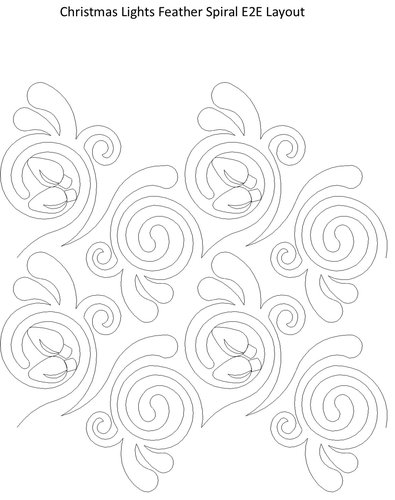 Shop | Category: Christmas / Winter | Product: Christmas Lights Feather Spiral E2E