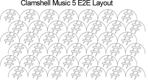 Shop | Category: Designed by Nancy Haacke | Product: Clamshell Music 5 E2E