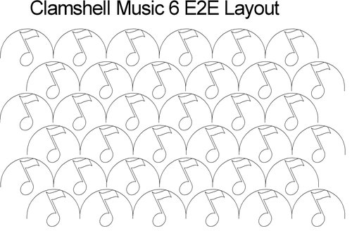 Shop | Category: Designed by Nancy Haacke | Product: Clamshell Music 6 E2E