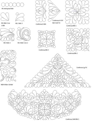 Shop | Category: Designed by Nancy Haacke | Product: Contessa pattern set