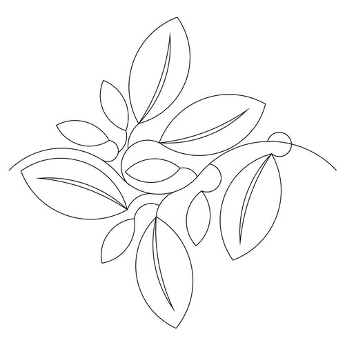 Shop | Category: Flowers / leaves | Product: DIC background C Leaves P2P