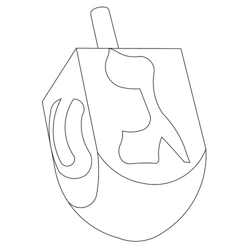 Shop | Category: Designed by Nancy Haacke | Product: Dreidel Motif