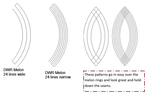 Shop | Category: DWR Double Wedding Ring | Product: DWR melon lines
