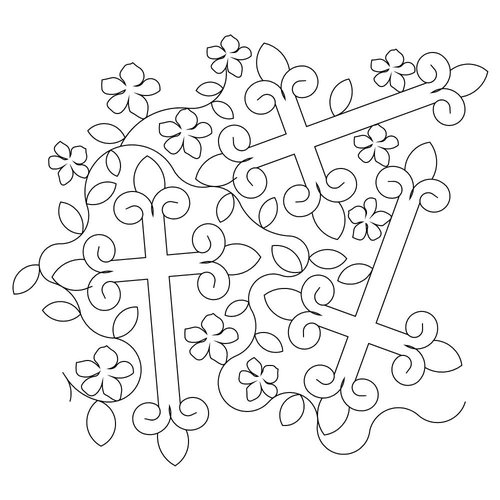Shop | Category: Designed by Nancy Haacke | Product: Easter Cross E2E
