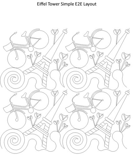 Shop | Category: Edge-to-Edge | Product: Eiffel Tower Simple E2E