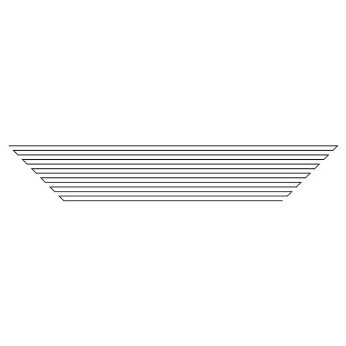 Shop | Category: Trapezoids | Product: ES Strip Border Lg Trapezoid A