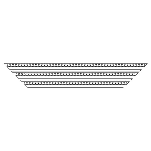 Shop | Category: Trapezoids | Product: ES Strip Border Lg Trapezoid B