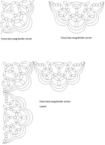 Shop | Category: Borders and Sashes | Product: Fancy lace swag border ...