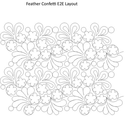 Shop | Category: Designed by Nancy Haacke | Product: Feather Confetti E2E