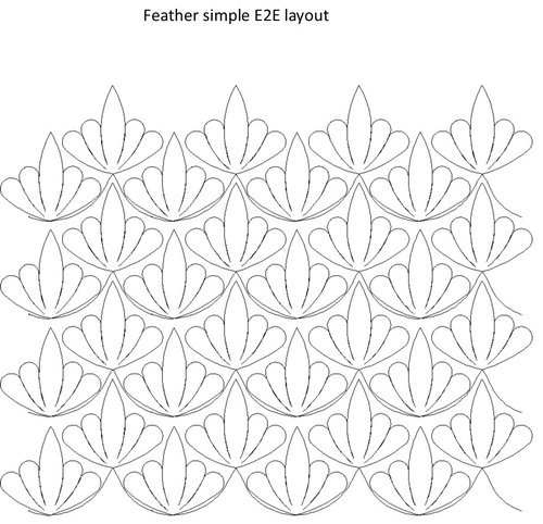 Shop | Category: Edge-to-Edge | Product: Feather simple E2E