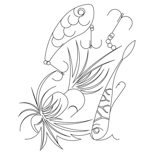 Shop | Category: Designed by Nancy Haacke | Product: Fishing lure E2E