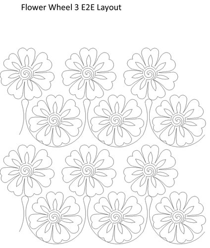 Shop | Category: Edge-to-Edge | Product: Flower Wheel 3 E2E