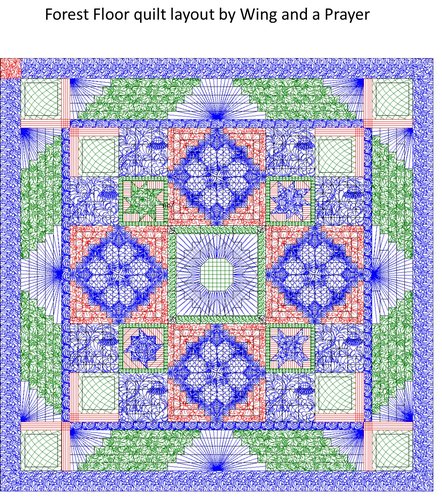 Shop | Category: Designed by Nancy Haacke | Product: Forest Floor Quilt ...
