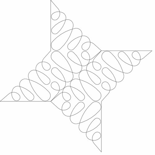 Shop | Category: Star Block Patterns | Product: Friendship Tri-star Loops