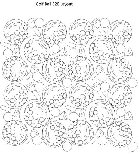 Shop | Category: Bubbles/Circles/Pearls/Pebbling | Product: Golf Ball E2E