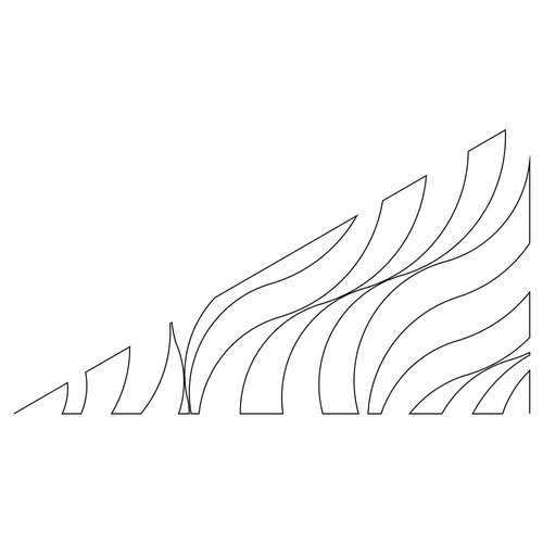 Shop | Category: Odd Shapes | Product: gravity wavy border piece b p2p