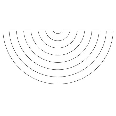 Shop | Category: Compass or Circle patterns | Product: Half Circle ...