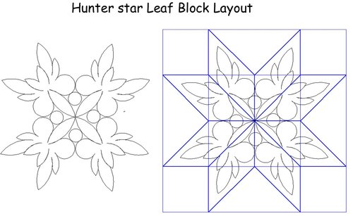 Shop | Category: Star Block Patterns | Product: Hunter Star LF Blk