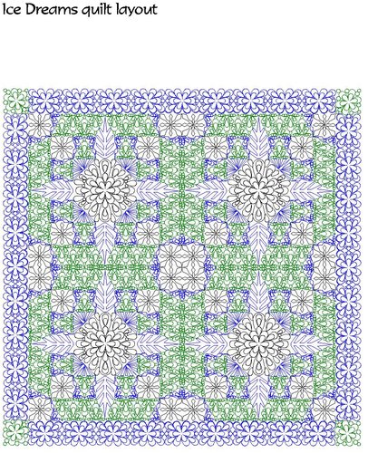 Shop | Category: Christmas / Winter | Product: Ice Dreams pattern set