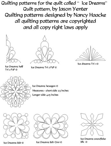 Shop | Category: Christmas / Winter | Product: Ice Dreams pattern set