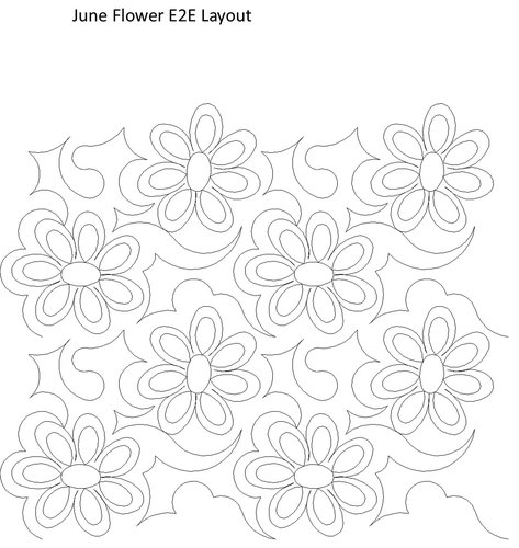 Shop | Category: Designed by Nancy Haacke | Product: June Flower E2E