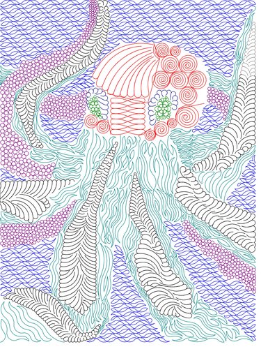 Shop | Category: Designed by Nancy Haacke | Product: The Kracken