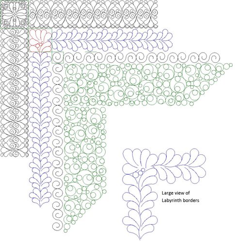 Shop | Category: Labyrinth patterns | Product: 1 Large labyrinth ...