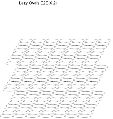 Shop | Category: Bread and butter E2E Patterns | Product: Lazy ovals E2E