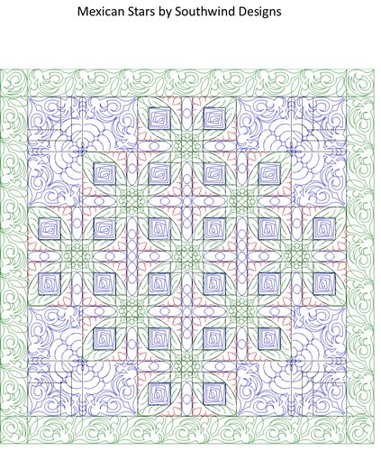Shop | Category: Designed by Nancy Haacke | Product: Mexican Stars ...