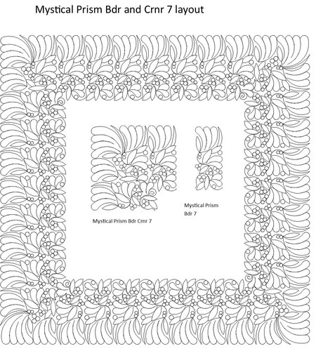 Shop | Category: Borders and Sashes | Product: Mystical Prism Bdr and Crnr 7