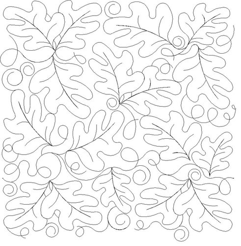 Shop | Category: Edge-to-Edge | Product: Oak Leaves E2E