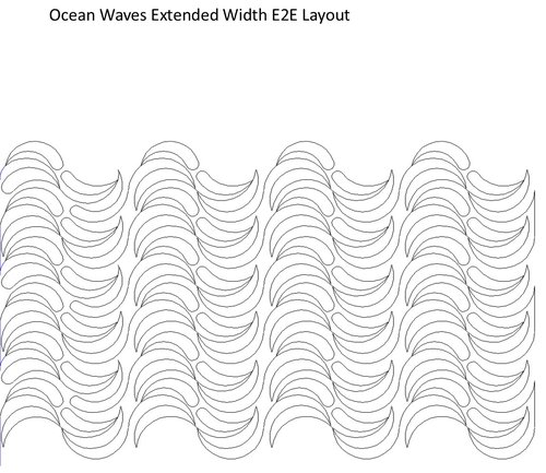 Shop | Category: Edge-to-Edge | Product: Ocean Waves Extended Width E2E