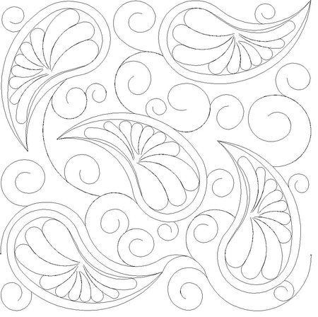 Shop | Category: Feathers / Pearls / curls | Product: Paisley and ...