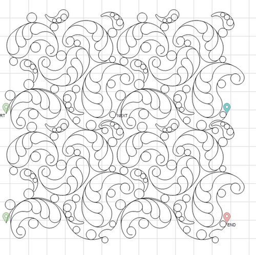 Shop | Category: Edge-to-Edge | Product: Paisley feather E2E 2014