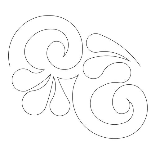 Shop | Category: Animals / Mammals | Product: Peacock Scrolls E2E