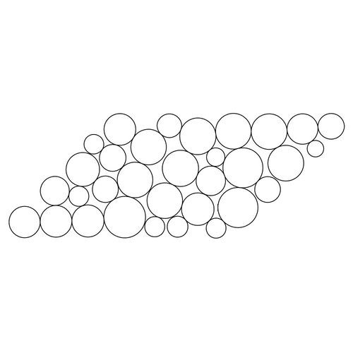 Shop | Category: Background Fills | Product: Pebble fill 1.5x3.75 Par Blk