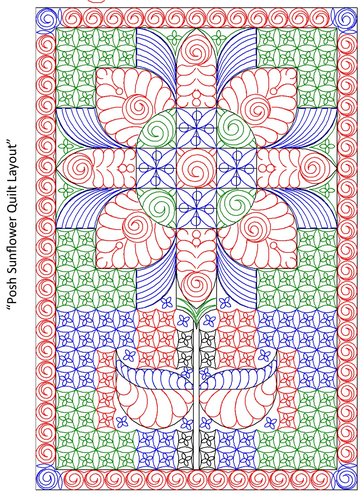 Shop | Category: Designed by Nancy Haacke | Product: Posh Sunflower