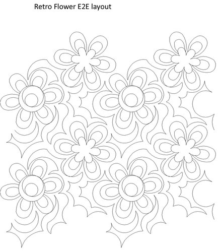 Shop | Category: Edge-to-Edge | Product: Retro Flower E2E