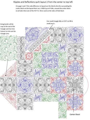 Shop | Category: Digitized patterns for Laurie Shifrin Quilts | Product: 1 Ripples and ...