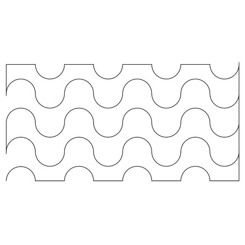 Shop | Category: Point to Point | Product: Ripples simple 2 x 4 Rec P2P