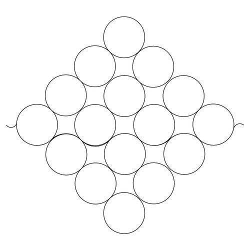 Shop | Category: Background Fills | Product: SC 2 x 2 P2P on pt bubble fill