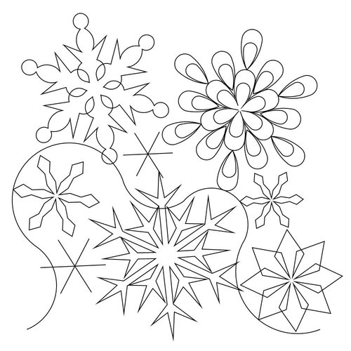 Shop | Category: Bread and butter E2E Patterns | Product: Snowflake 2013 E2E