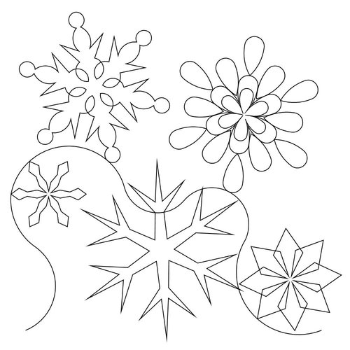 Shop | Category: Bread and butter E2E Patterns | Product: Snowflake E2E 2013 Simple